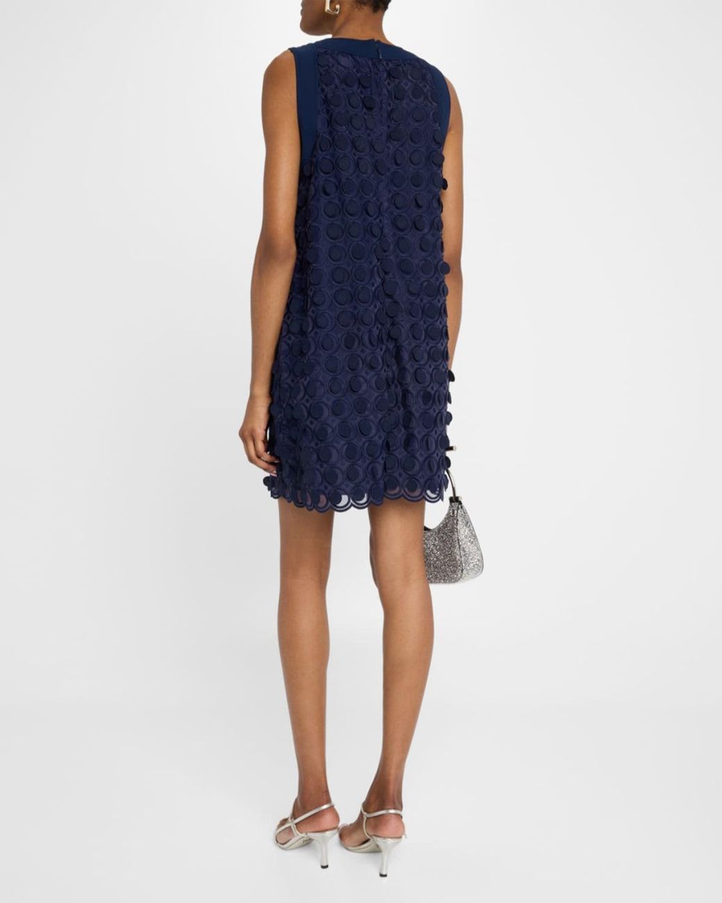 Trina Turk Bev Cutout Woven Paillette Mini Dress in Blue | Lyst