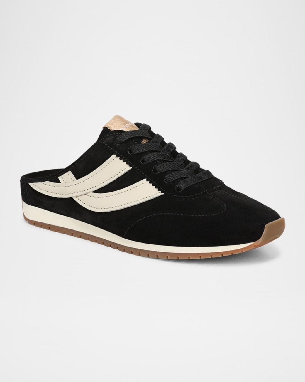 Vince Oasis Slim Runner Mule Sneakers in Black | Lyst