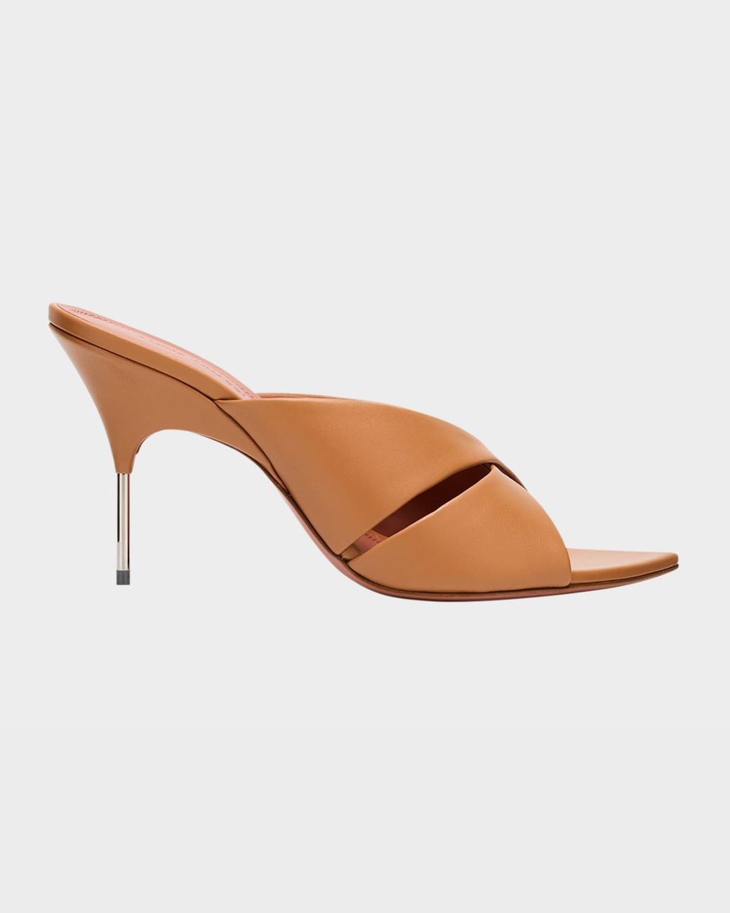 AMINA MUADDI Samantha Leather Sandals in White | Lyst