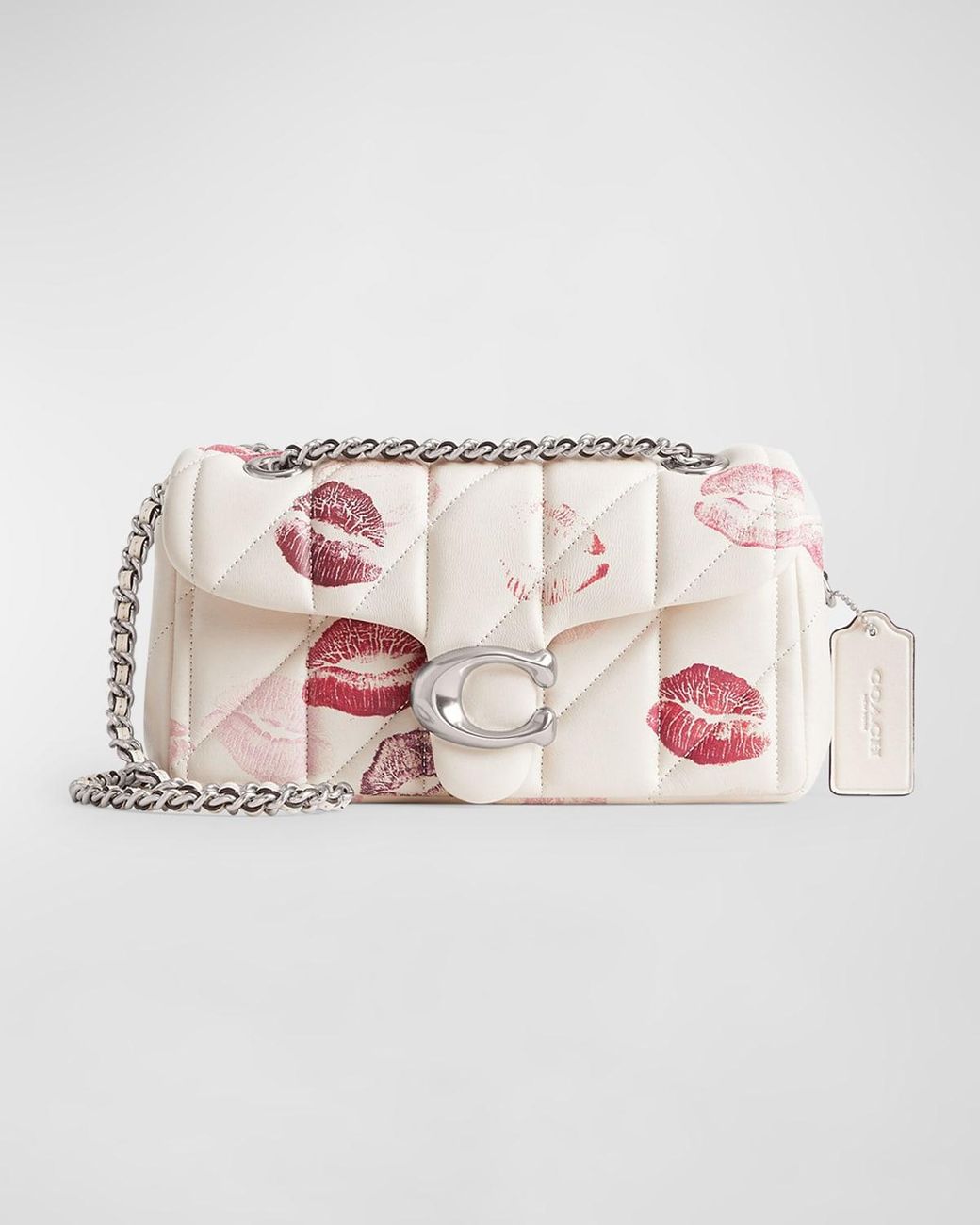 COACH Tabby 20 Lip-print Quilted Shoulder Bag | Lyst