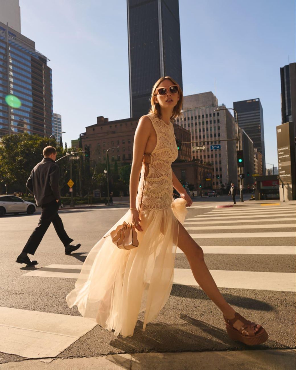 Zimmermann Illuminate Macrame Maxi Dress in Natural | Lyst