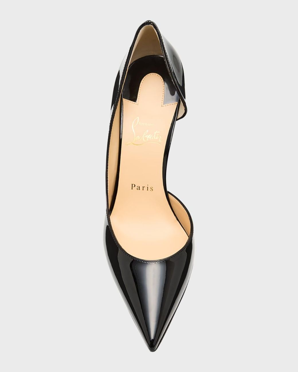 Christian Louboutin 85Mm Iriza Patent Leather Pumps in Black | Lyst