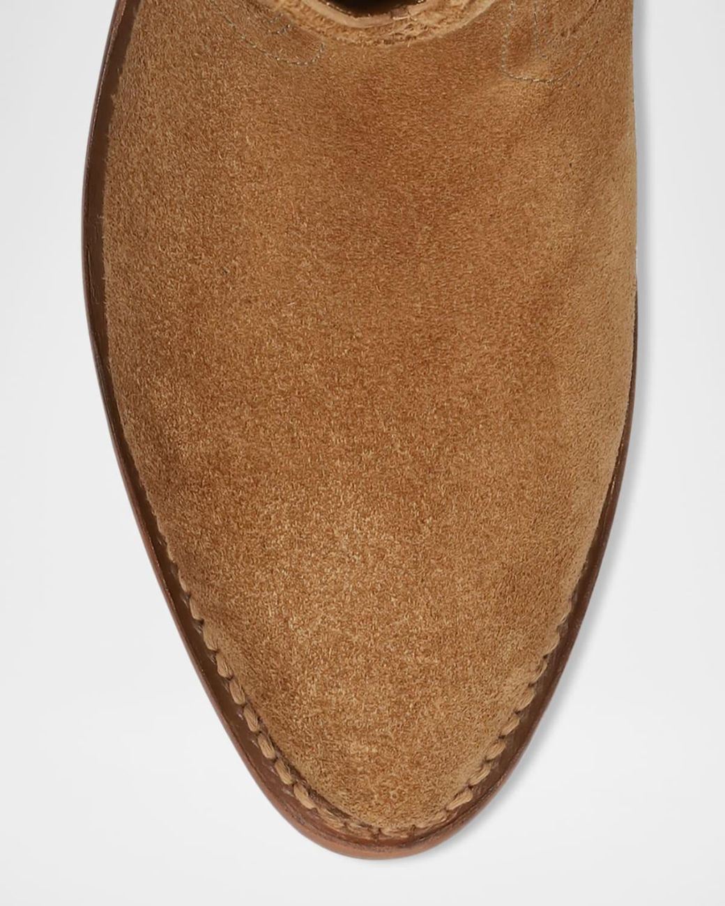 Frye Billy Suede Ruffle Western Boots in Brown | Lyst