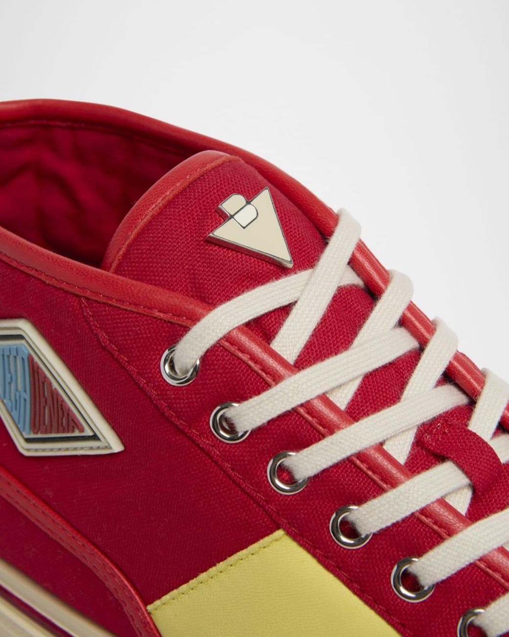 Bottega Veneta Apos;S Eliot Canvas Mid-Top Sneakers in Red for Men | Lyst
