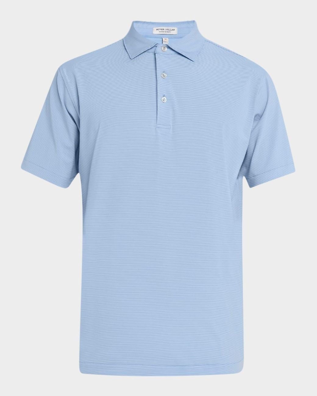 Peter Millar Jubilee Stripe Performance Jersey Polo Shirt in Blue for ...