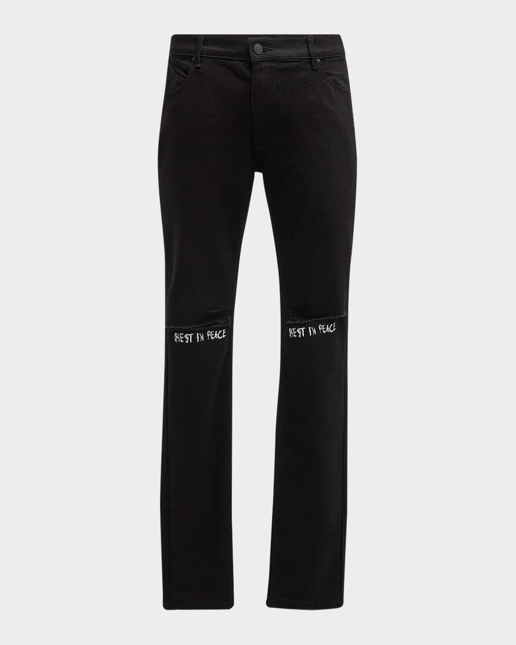 RTA Bryant R. I.P. Skinny Jeans in Black for Men | Lyst