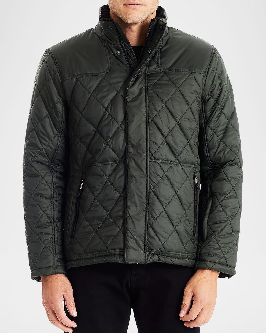 Tumi Luxe Quilted Jacket in Black for Men | Lyst