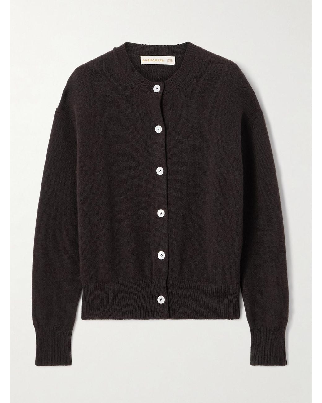 &Daughter Ada Wool Cardigan in Black | Lyst