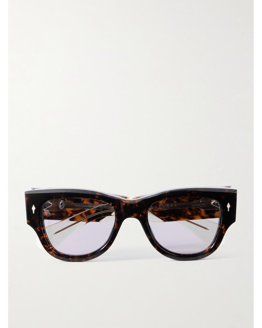 Jacques Marie Mage Chelsea Square-Frame Acetate Sunglasses in Black | Lyst