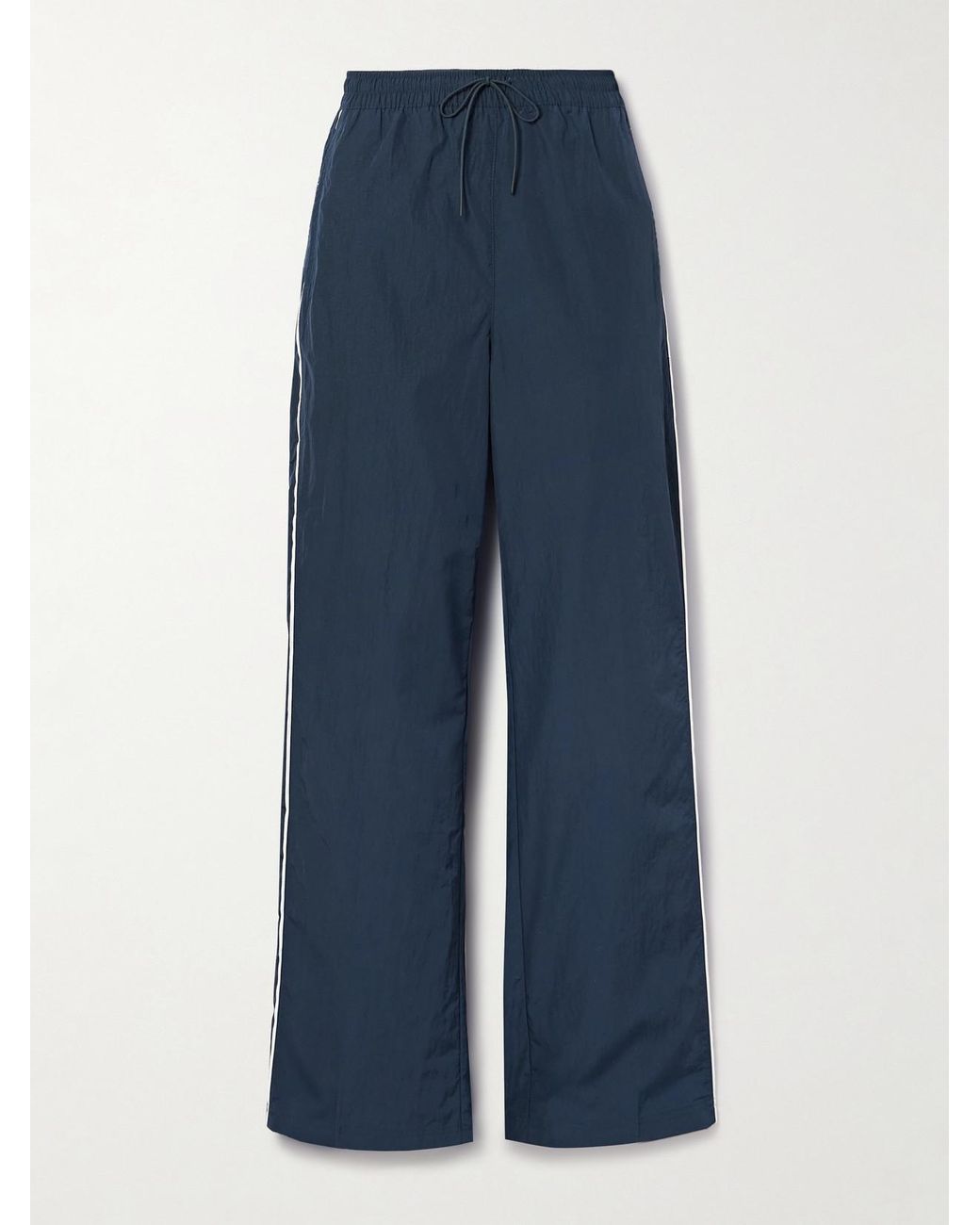 Nike Striped Shell Track Pants in Blue | Lyst