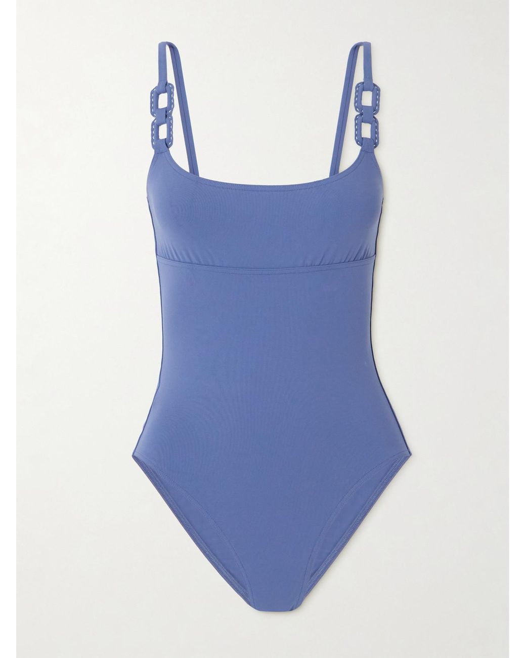 Eres Ancre Côtier Embellished Swimsuit in Blue | Lyst