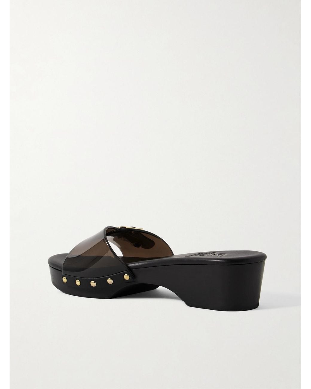 Ancient Greek Sandals Omonia Jelly Studded Pvc Clogs in Black | Lyst