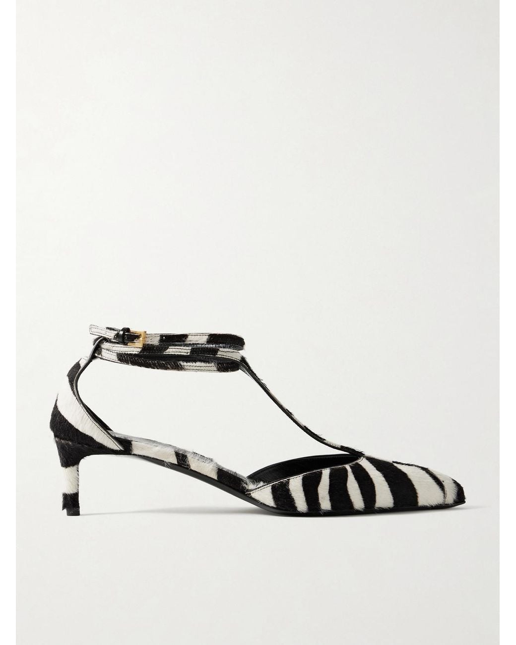KHAITE Mia Zebra-Print Calf Hair Pumps | Lyst