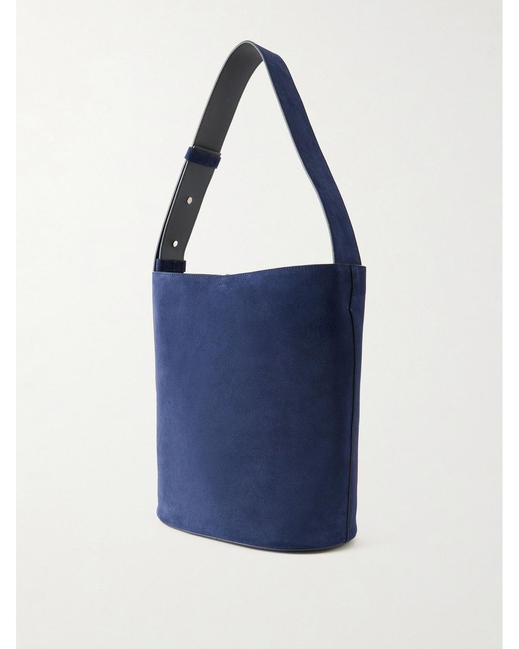 LIE STUDIO Norma Suede Tote in Blue | Lyst