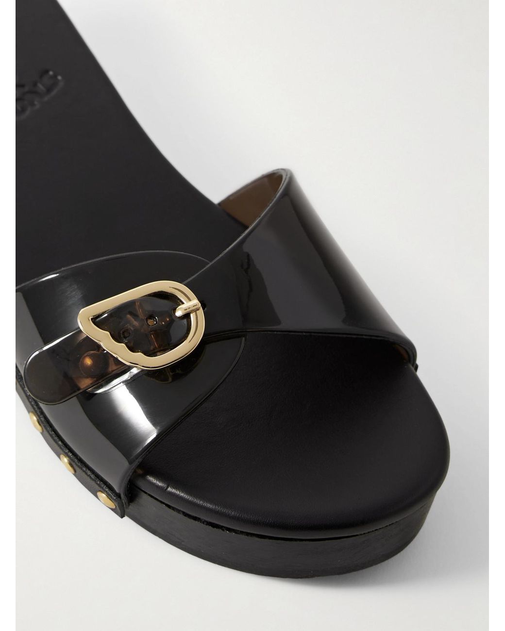 Ancient Greek Sandals Omonia Jelly Studded Pvc Clogs in Black | Lyst