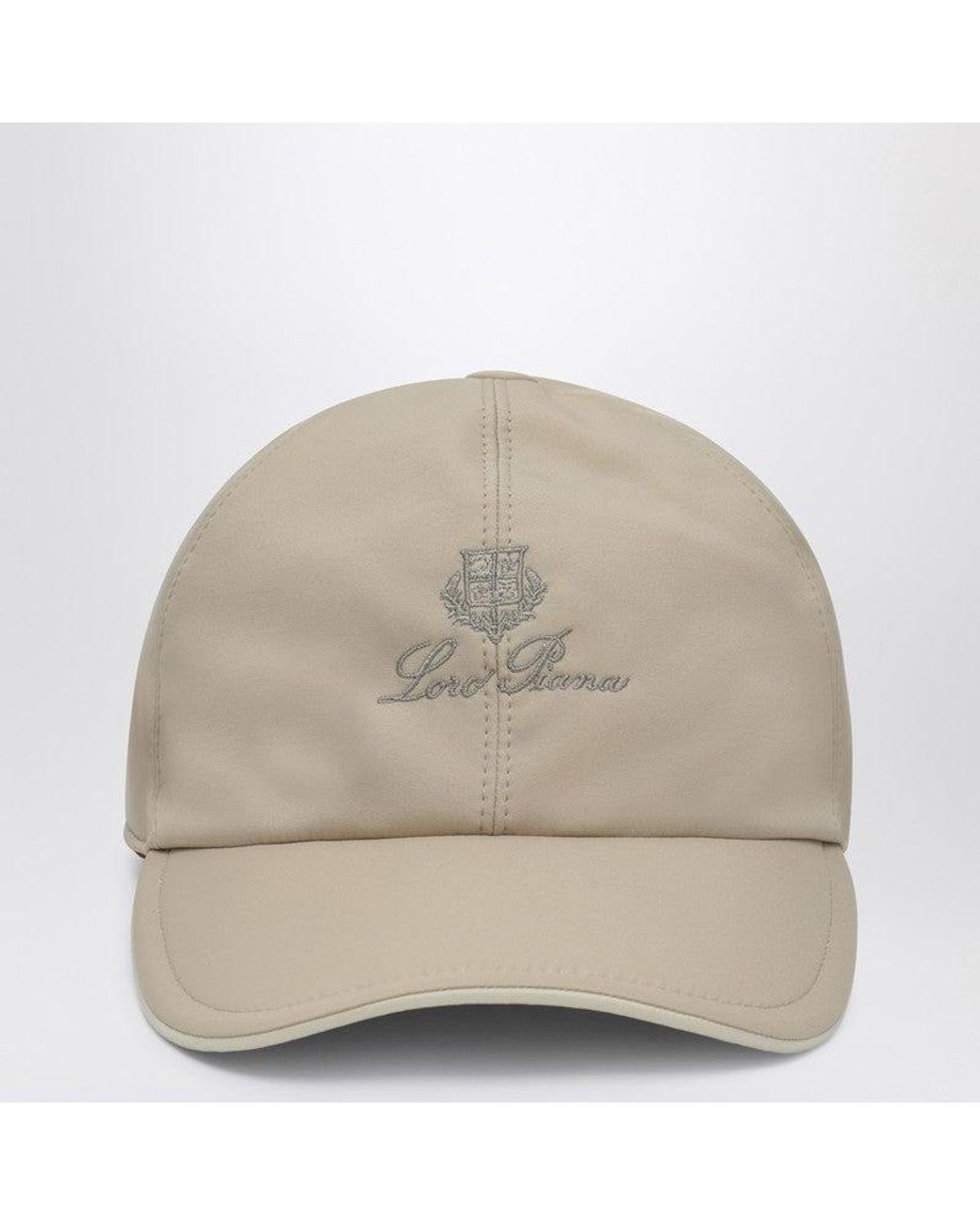 Loro Piana Ivory Baseball Cap in White for Men | Lyst