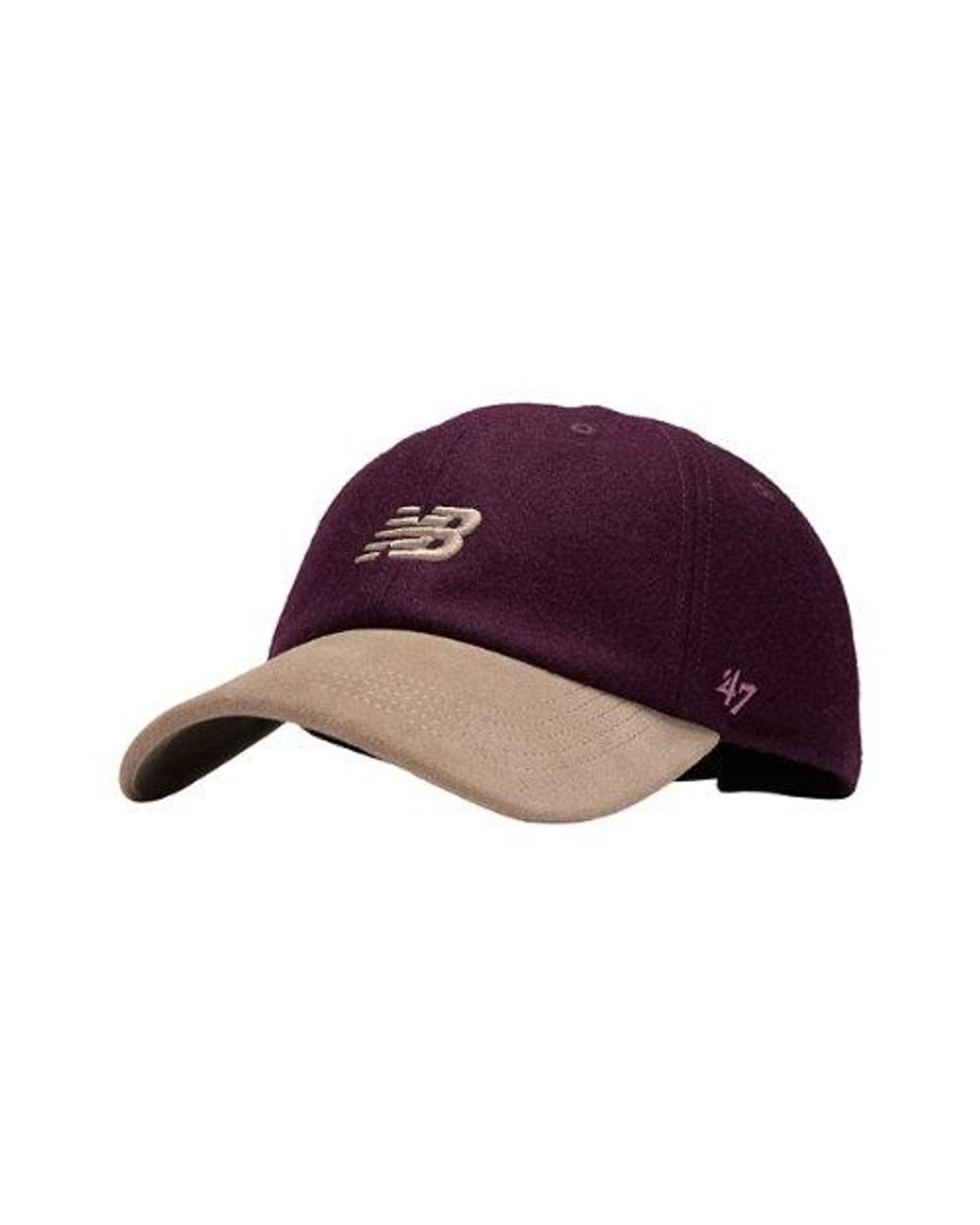 New Balance '47 Clean Up Wool Suede Hat in Purple | Lyst