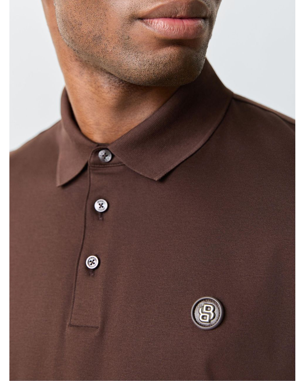BOSS Parris Logo Polo Shirt in Black for Men | Lyst