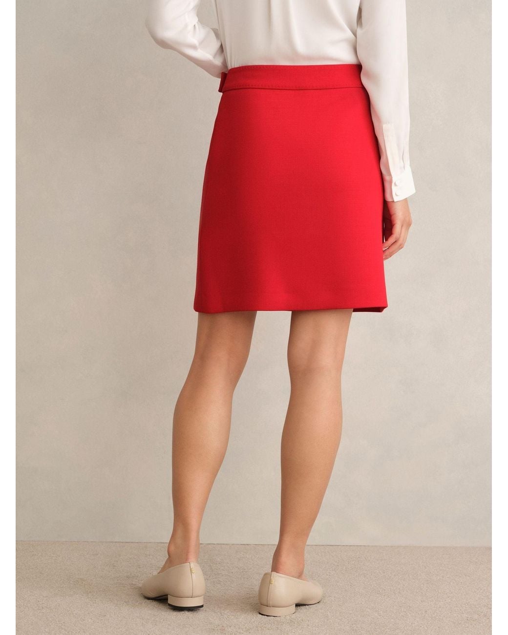 Hobbs Nessie Skirt in Red | Lyst
