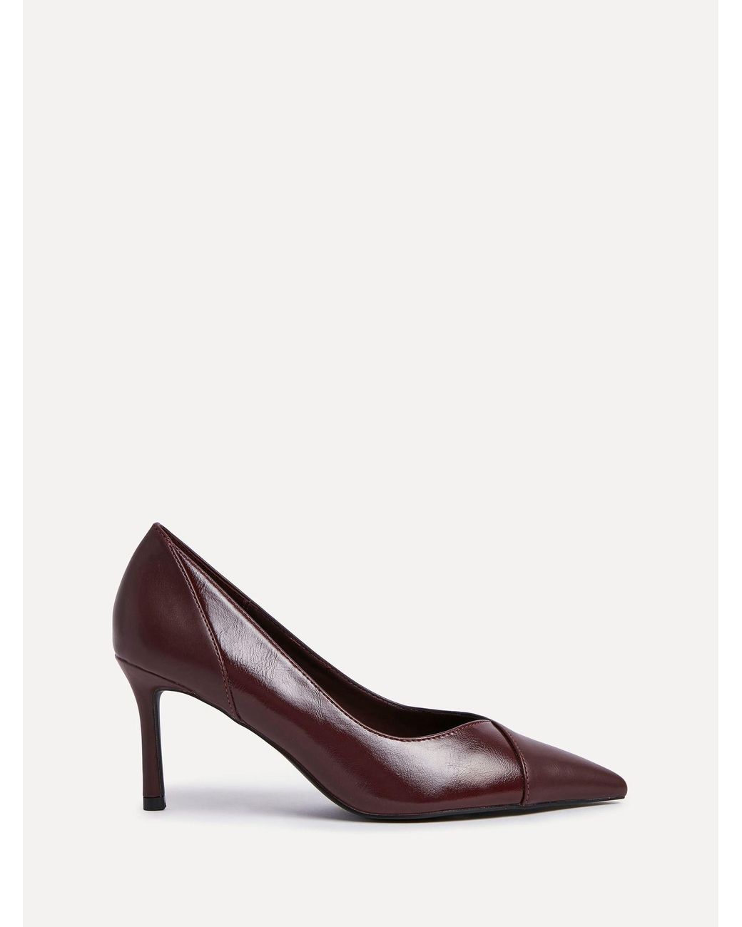 Linzi Gaia Two Tone Court Heels in Gray | Lyst