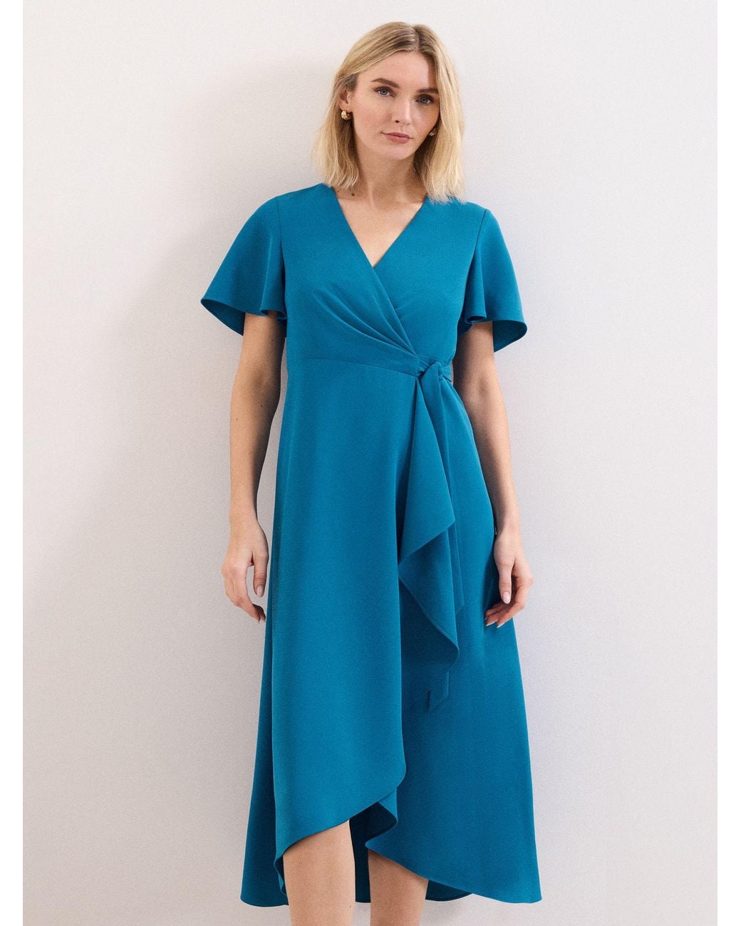 Phase Eight Julissa Wrap Dress in Blue | Lyst