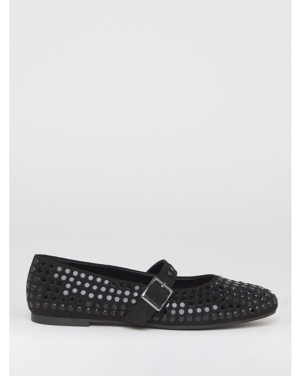 Simply Be Studded Mary Jane Shoes in White | Lyst