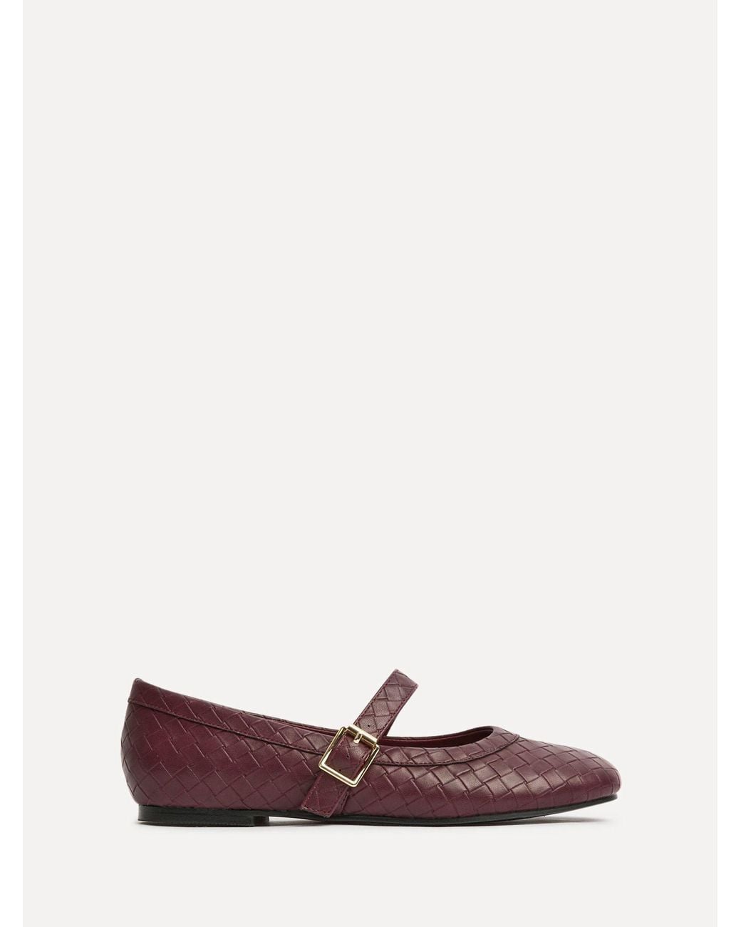 Linzi Routine Woven Effect Ballet Flats in Red | Lyst