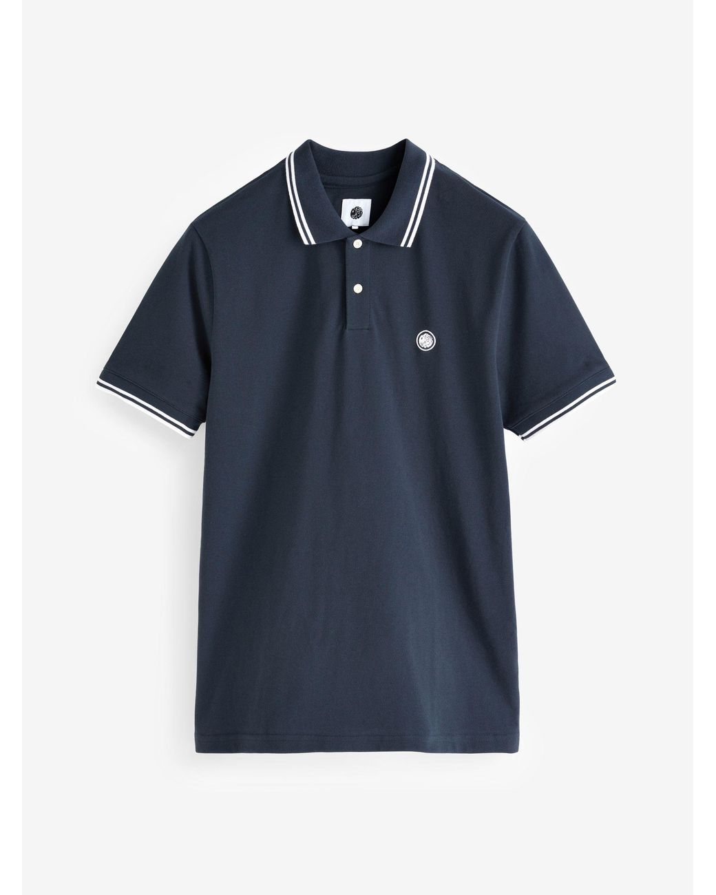 Pretty Green Barton Tip Polo Shirt in Blue for Men | Lyst