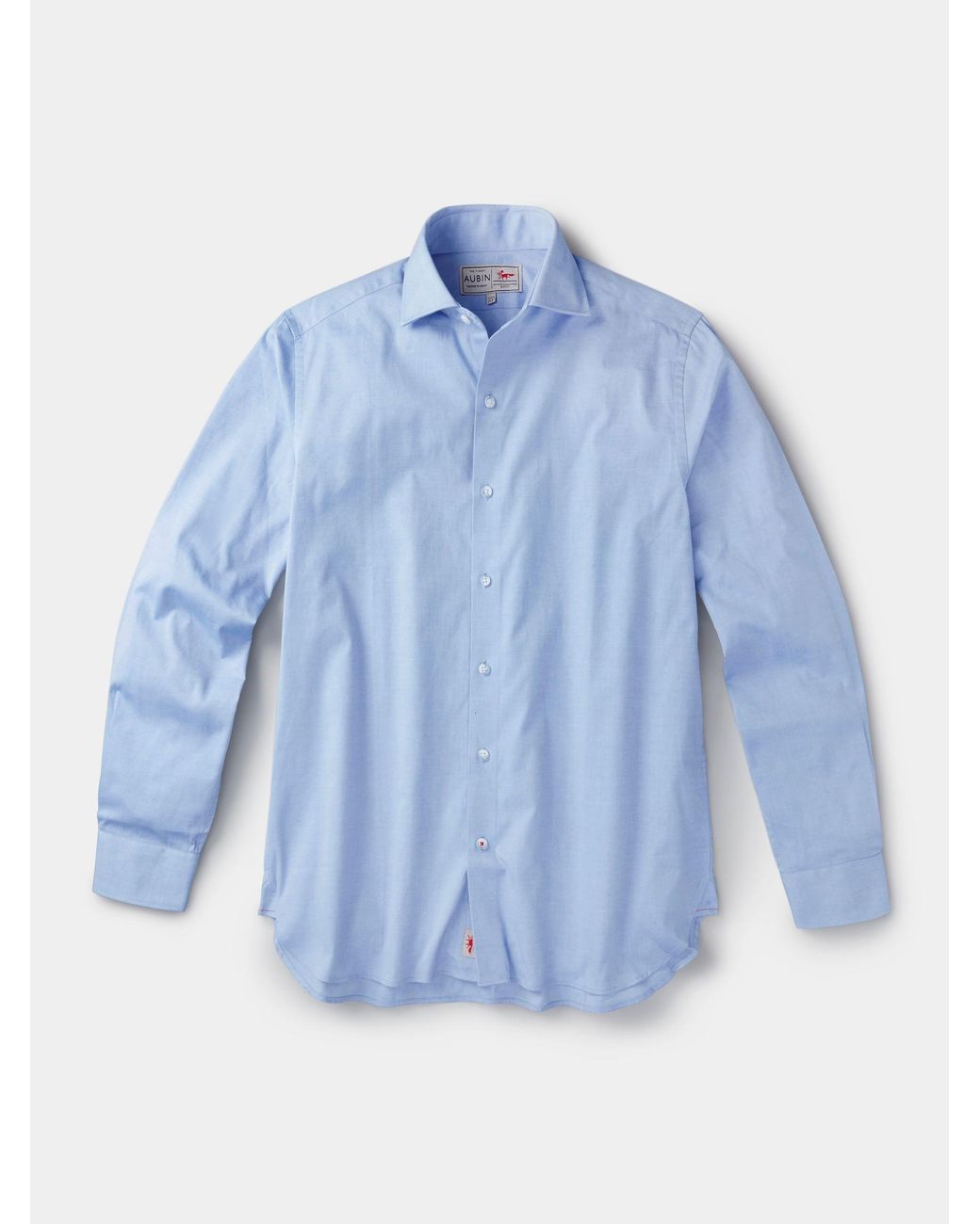 aubi Hardy Cut Away Collar Shirt in Blue for Men | Lyst