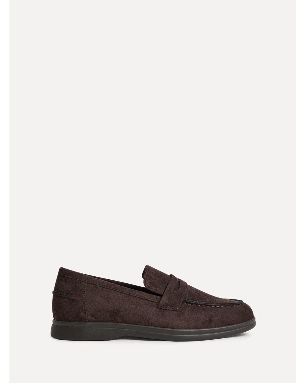 Linzi Review Classic Loafers With Front Tab in Brown | Lyst