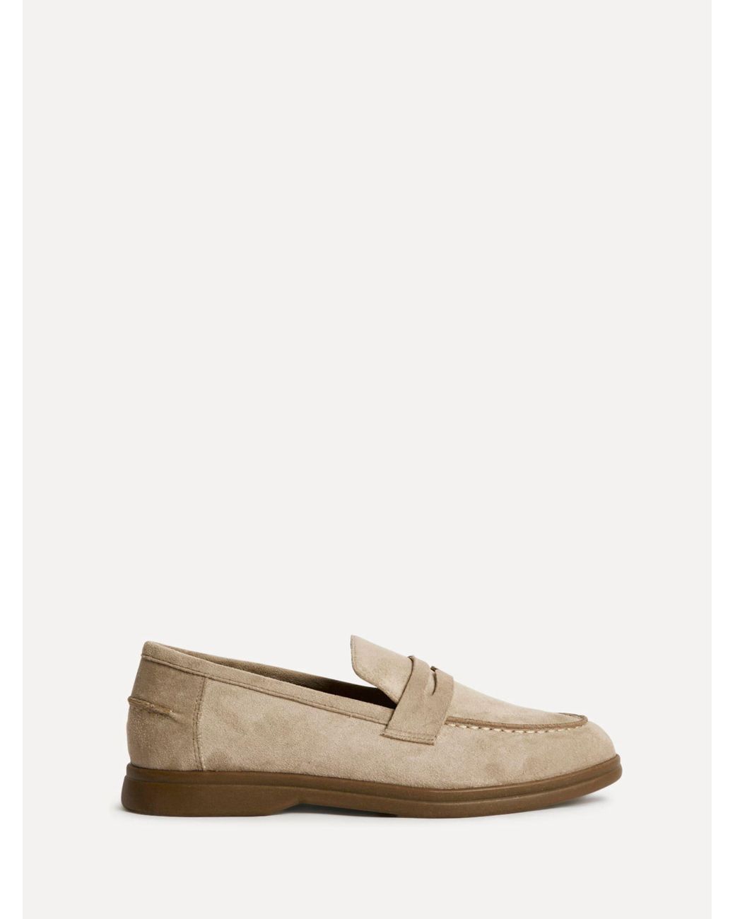 Linzi Review Classic Loafers With Front Tab in Brown | Lyst