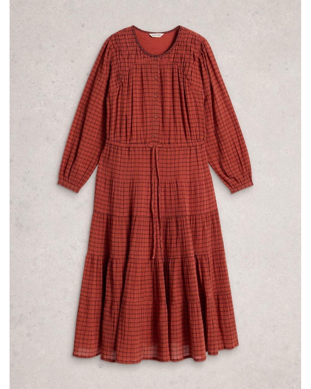 White Stuff Tasha Midi Dress in Red | Lyst