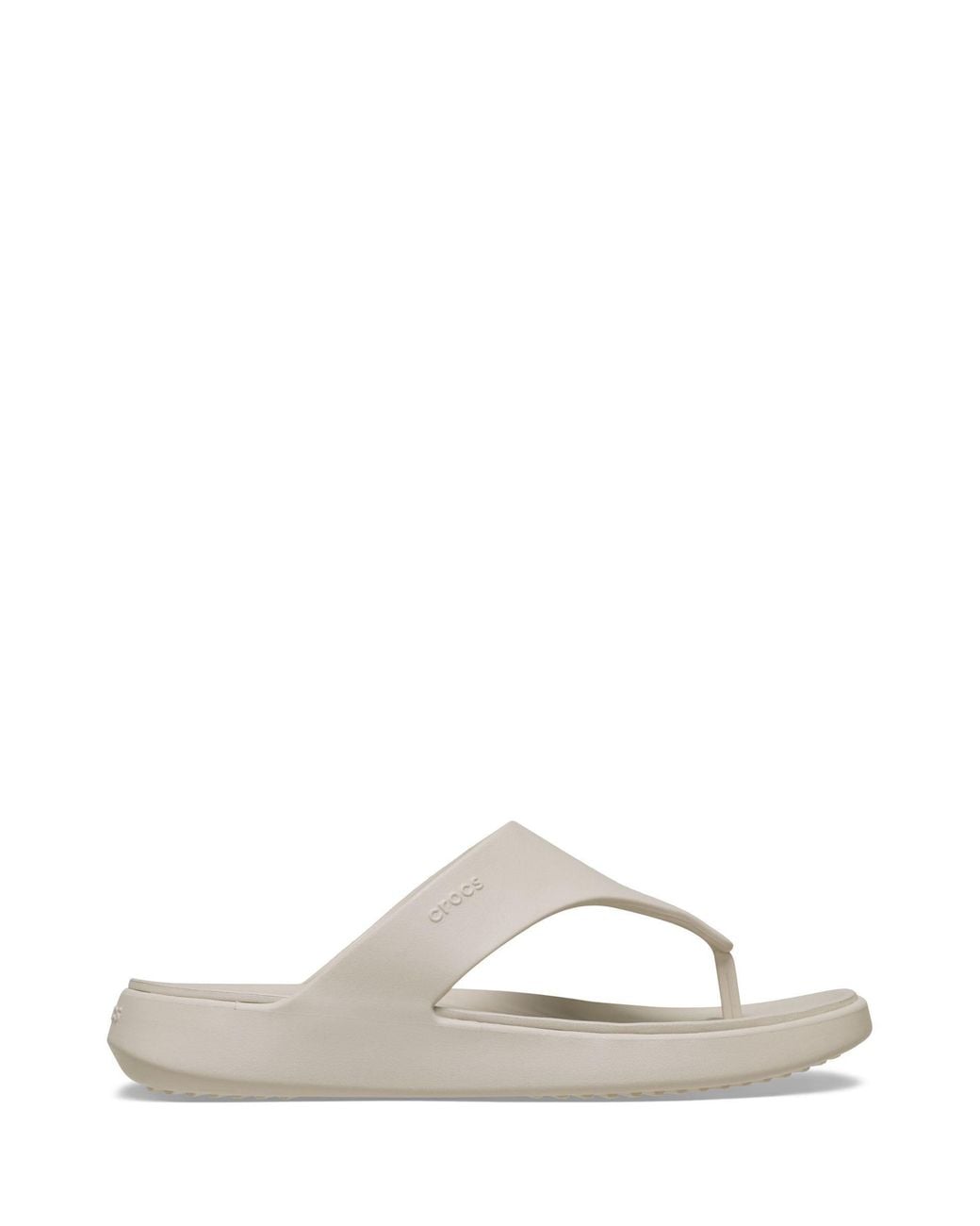 Crocs™ Getaway Triangle Flip-Flops in White | Lyst Australia