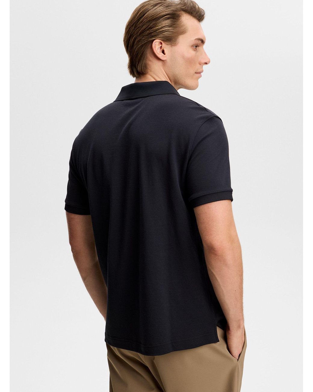 J.Lindeberg J. Lindeberg J. Lindeberg Verse Polo Shirt in Black for Men ...