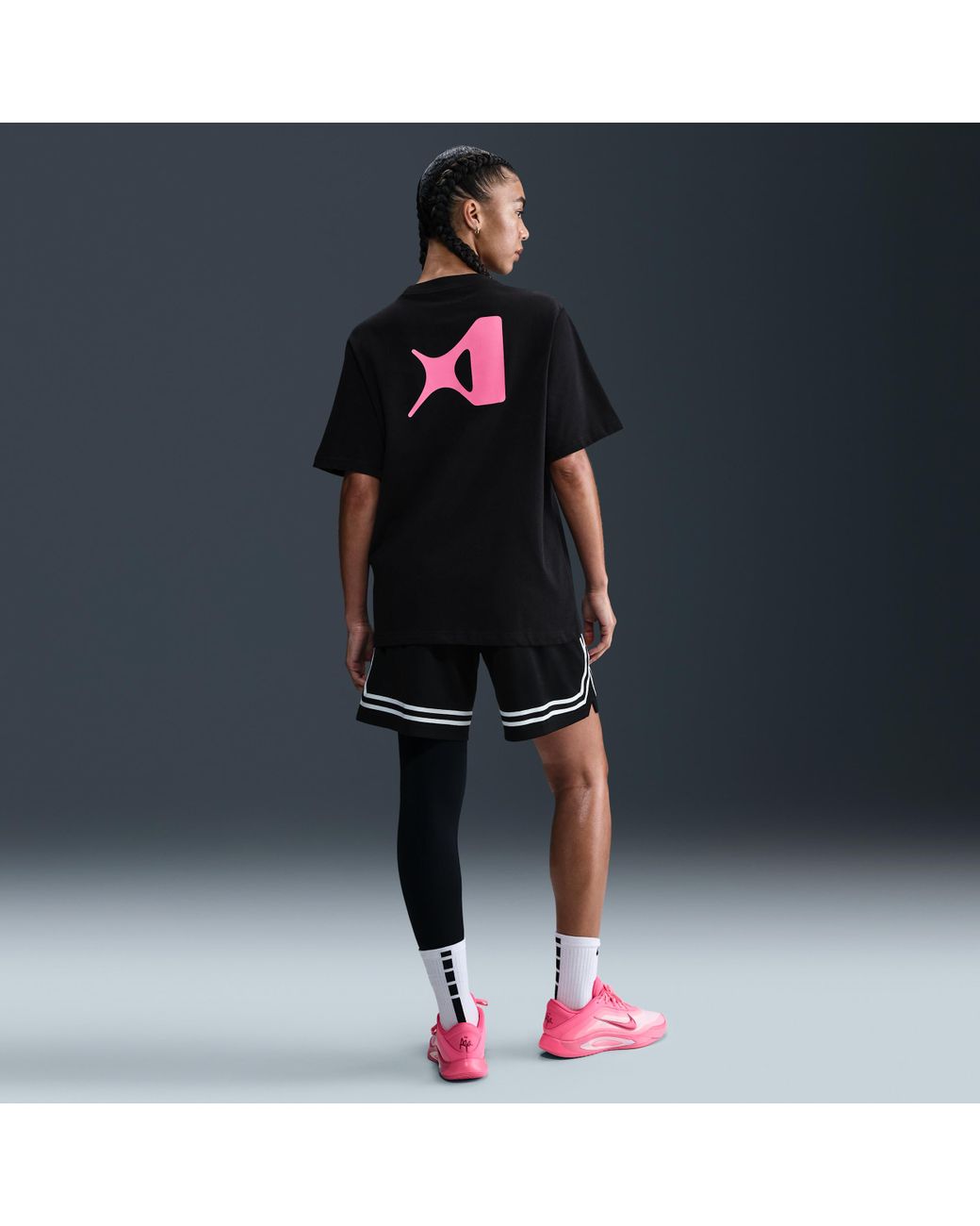 Nike A'Ja Wilson A'Symmetric Mid-Rise Single-Leg Basketball Leggings in ...