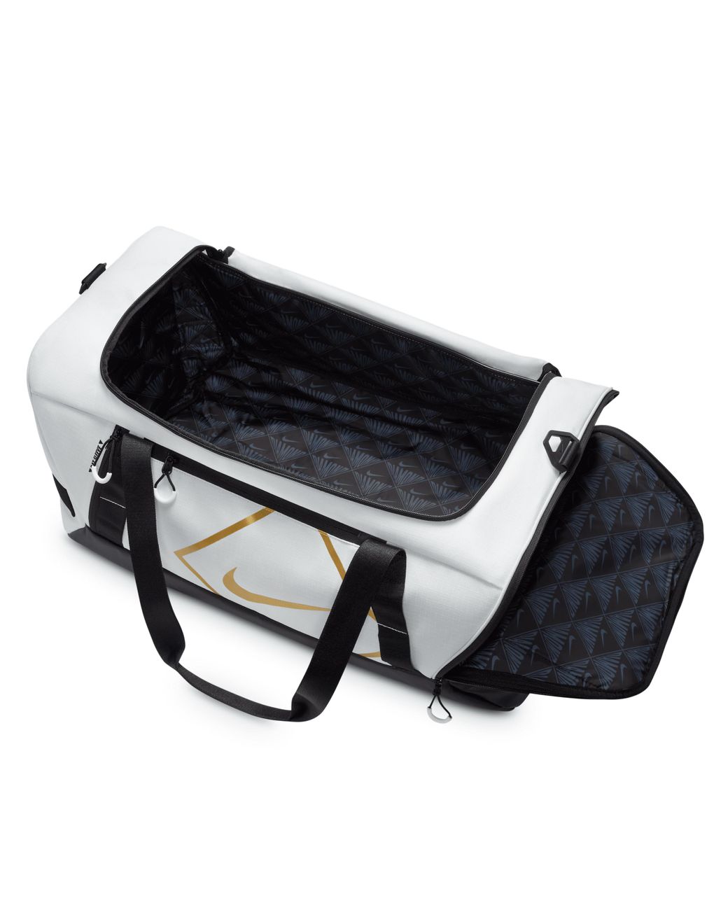 Nike Diamond Duffel Bag (72L) in Black | Lyst