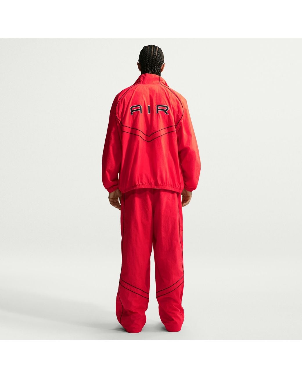 Nike Air Windrunner Track Jacket in Red for Men | Lyst