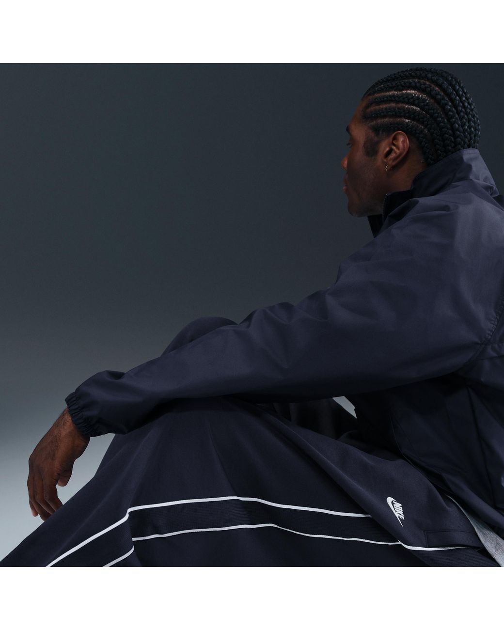 Nike Sportswear Club Oversized Knit Track Pants in Blue for Men | Lyst