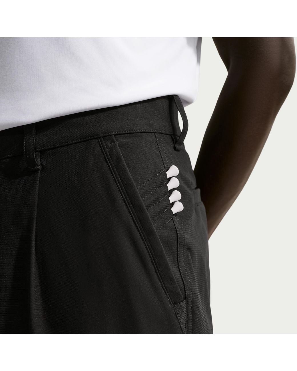 Nike Par Dri-Fit Slim Golf Pants in Black for Men | Lyst