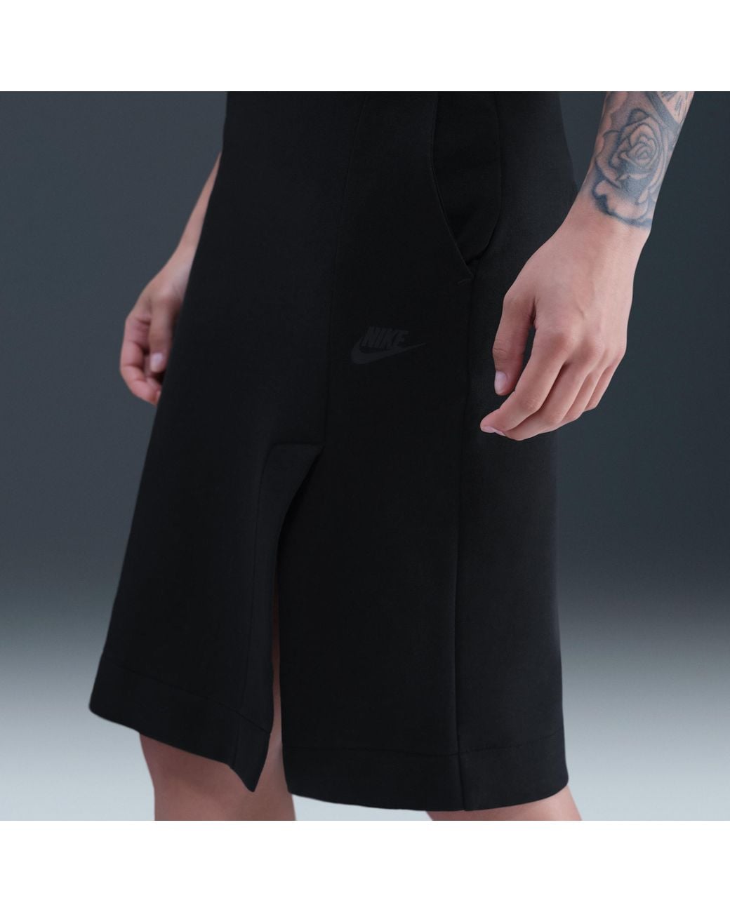 Nike Sportswear Tech Fleece Skirt in Black | Lyst