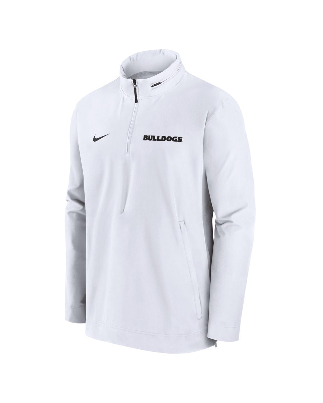 Nike Georgia Bulldogs Sideline Coach 'College 1/2-Zip Hooded Jacket in ...