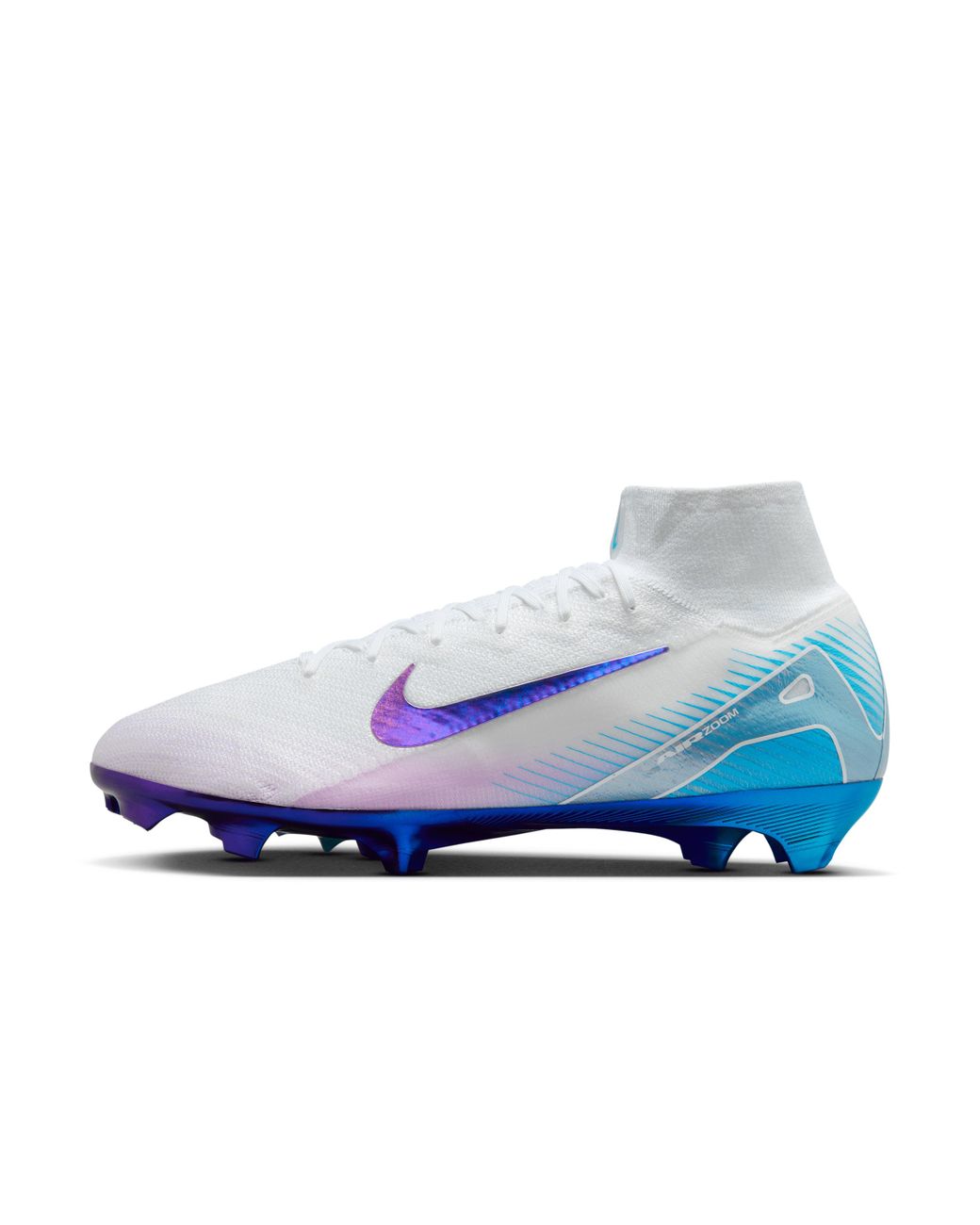 Nike Mercurial Superfly 10 Elite As Fg High-Top Soccer Cleats in Blue ...