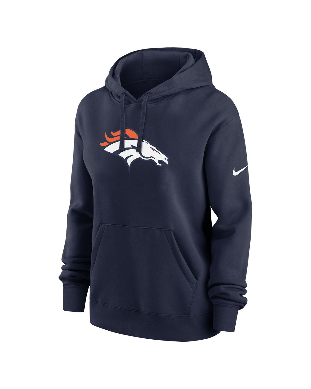 Nike Denver Broncos Club Nfl Pullover Hoodie in Blue | Lyst