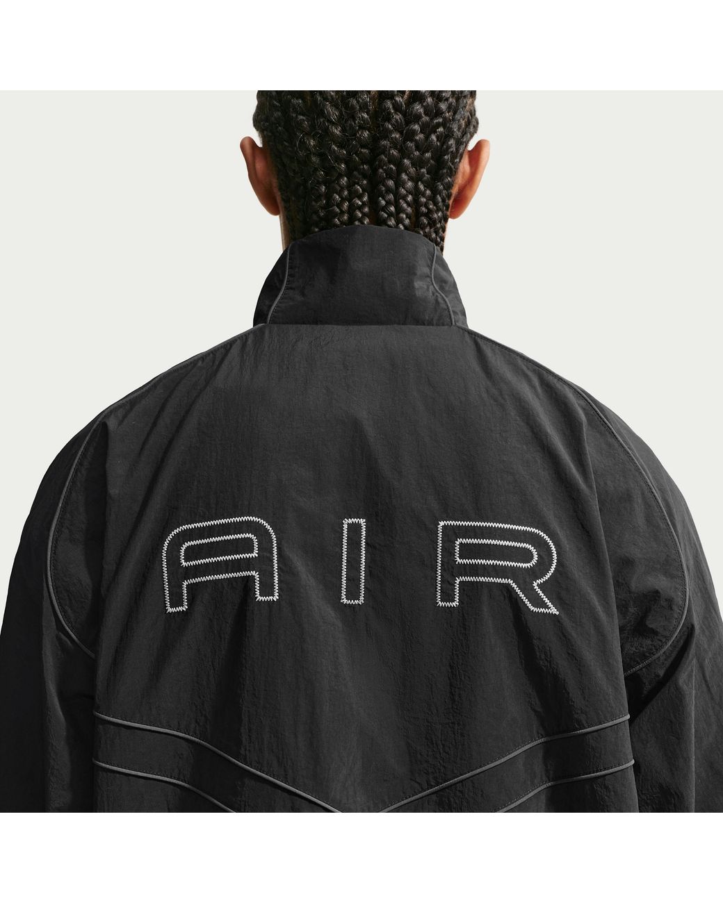 Nike Air Windrunner Track Jacket in Black for Men | Lyst