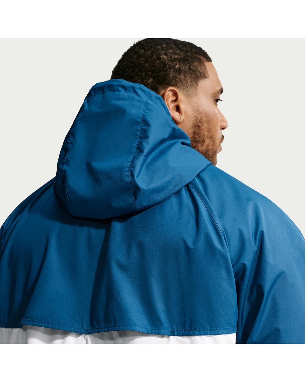 Nike Windrunner Lined Jacket in Blue for Men | Lyst