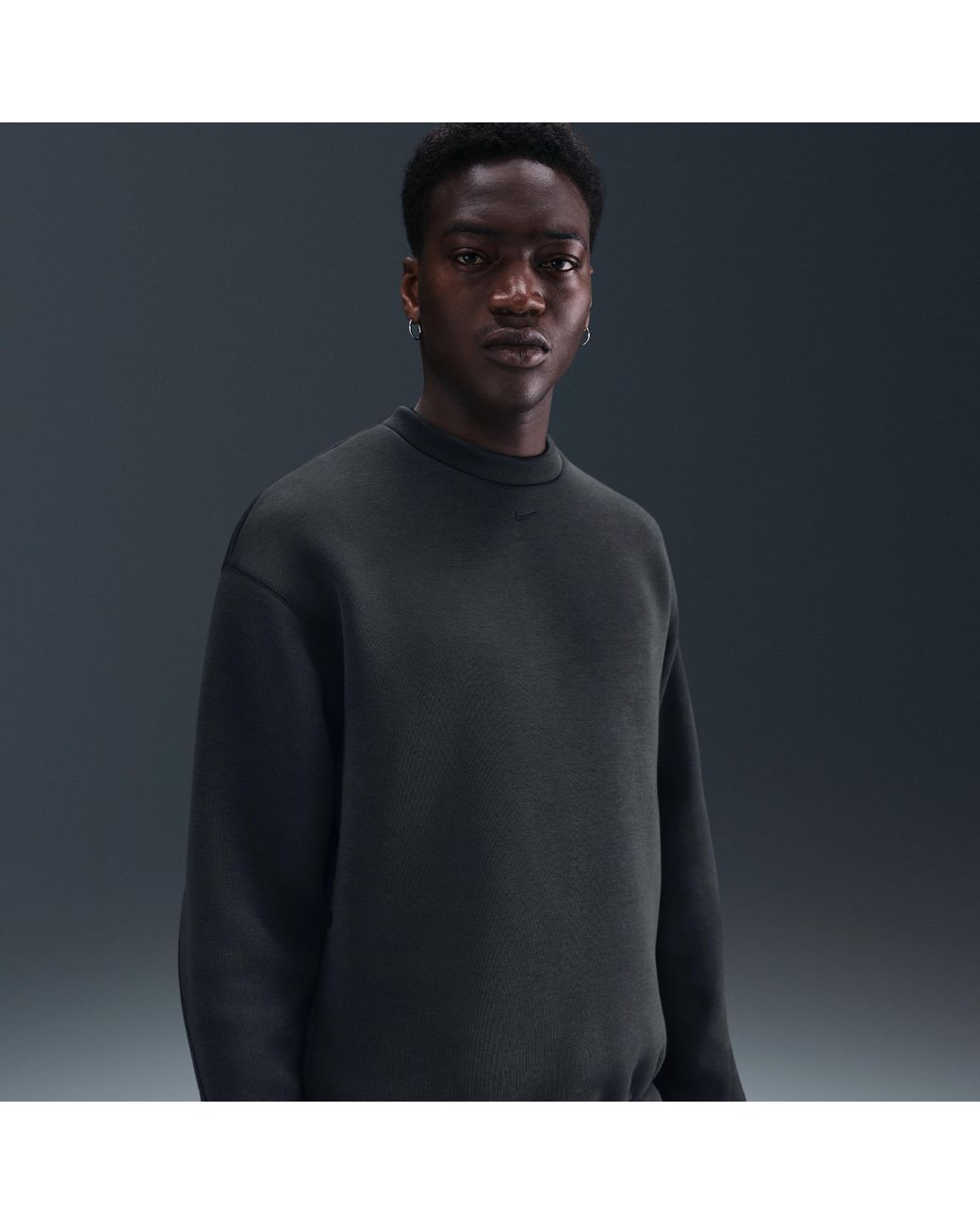 Nike Tech Fleece Loose Fit Crew in Blue for Men | Lyst