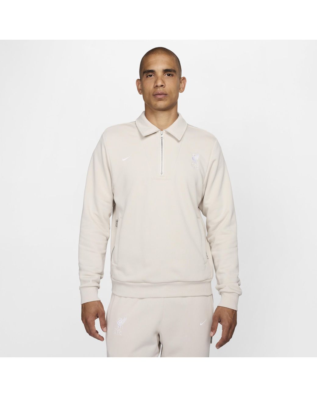 Nike Liverpool F.C. Standard Issue Dri-Fit Football 1/4-Zip Top in ...