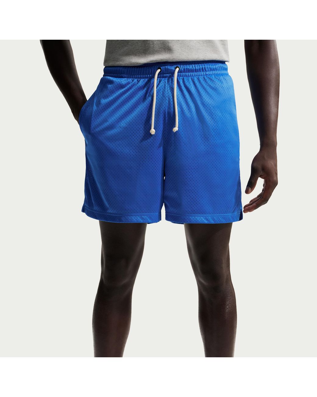Nike Standard Issue 5" Practice Mesh Basketball Shorts in White for Men ...