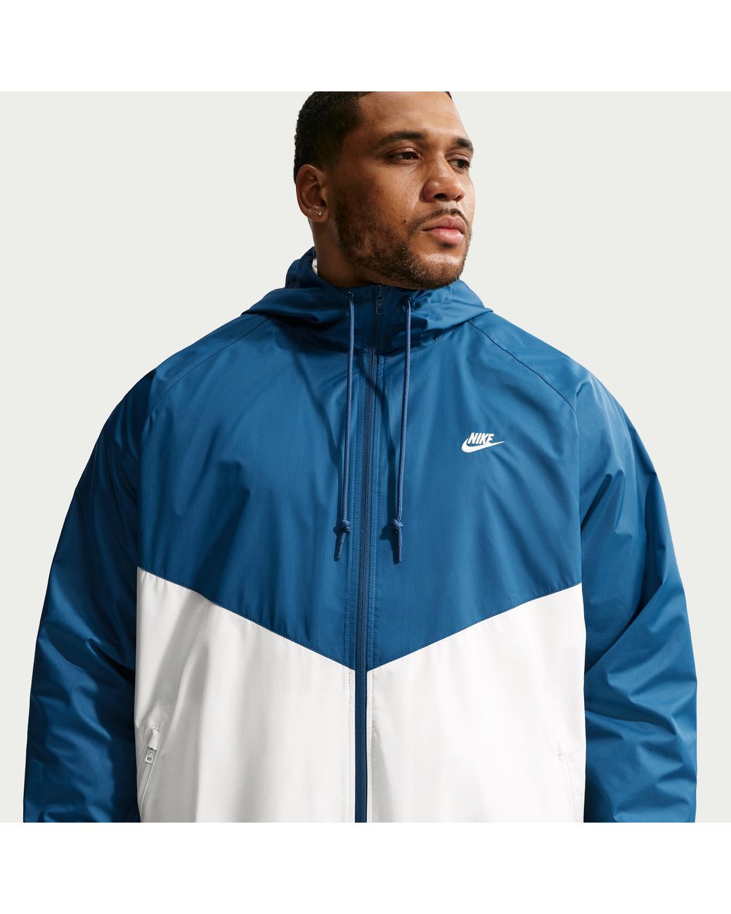 Nike Windrunner Lined Jacket in Blue for Men | Lyst