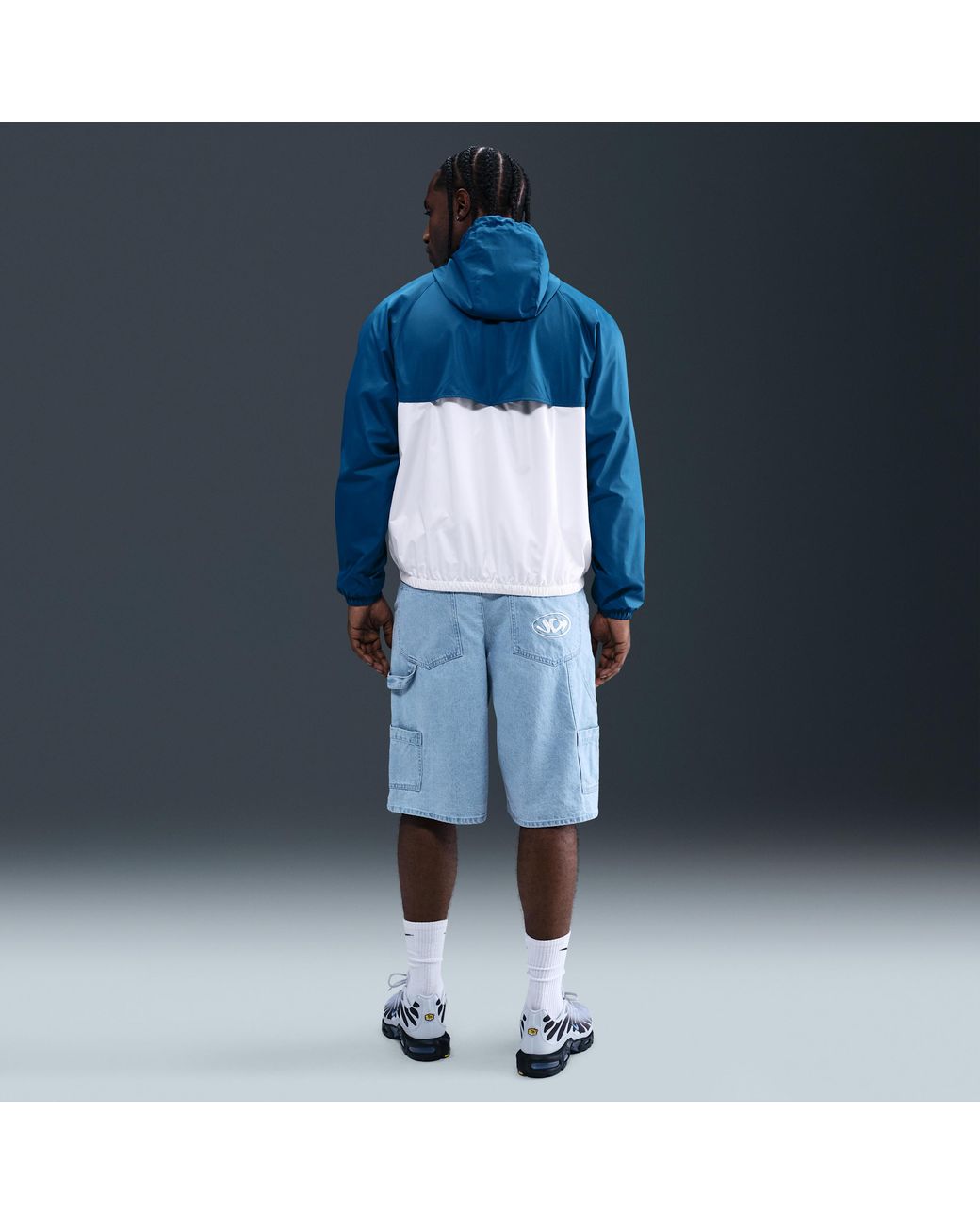 Nike Windrunner Lined Jacket in Blue for Men | Lyst